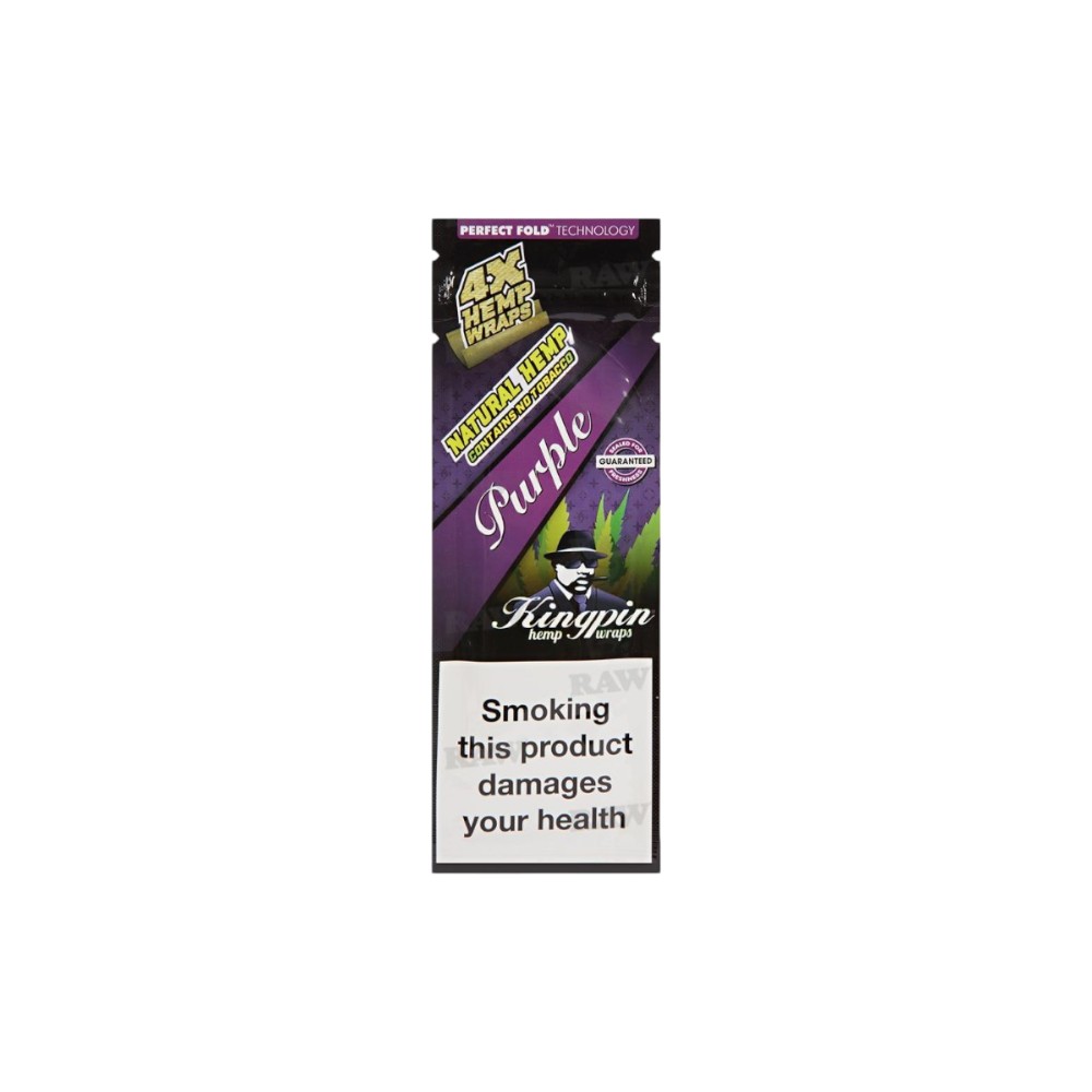 KingPin Hemp Blunts Wraps: KingPin Hemp Blunts Wraps - Goomba Grape