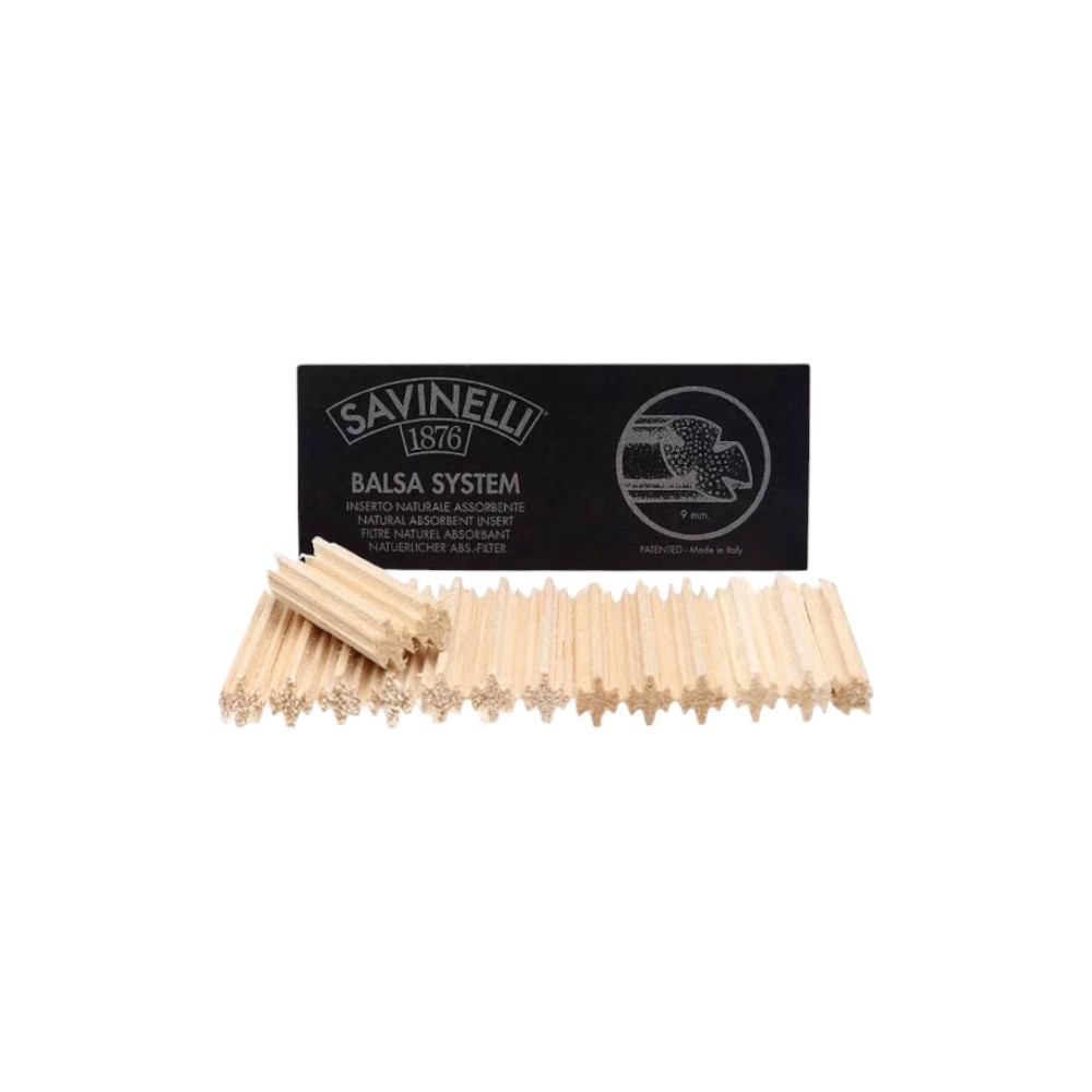 ΠΙΠΕΣ ΚΑΠΝΟΥ: Savinelli Pipe Filter Balsa 9mm